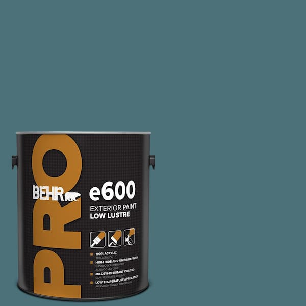 BEHR PRO 1 Gal. #S450-6A River Rapids Low Luster Exterior Paint PR62301 ...