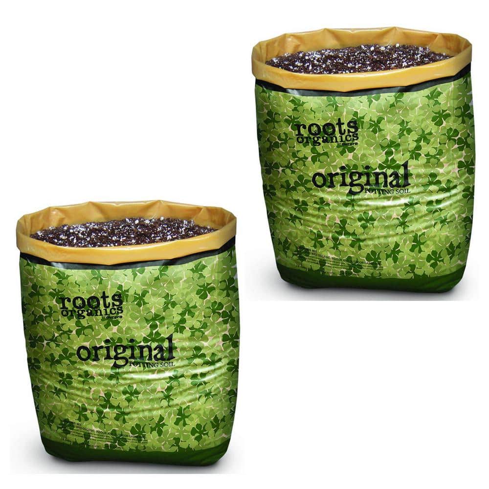 Hydrofarm Roots Organics Gardening Coco Fiber-Based Potting Soil Bags ...