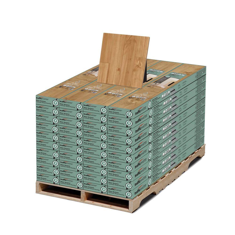 TrafficMaster Hawks Edge Maple 8 Mm T X 7 5 In W Water Resistant