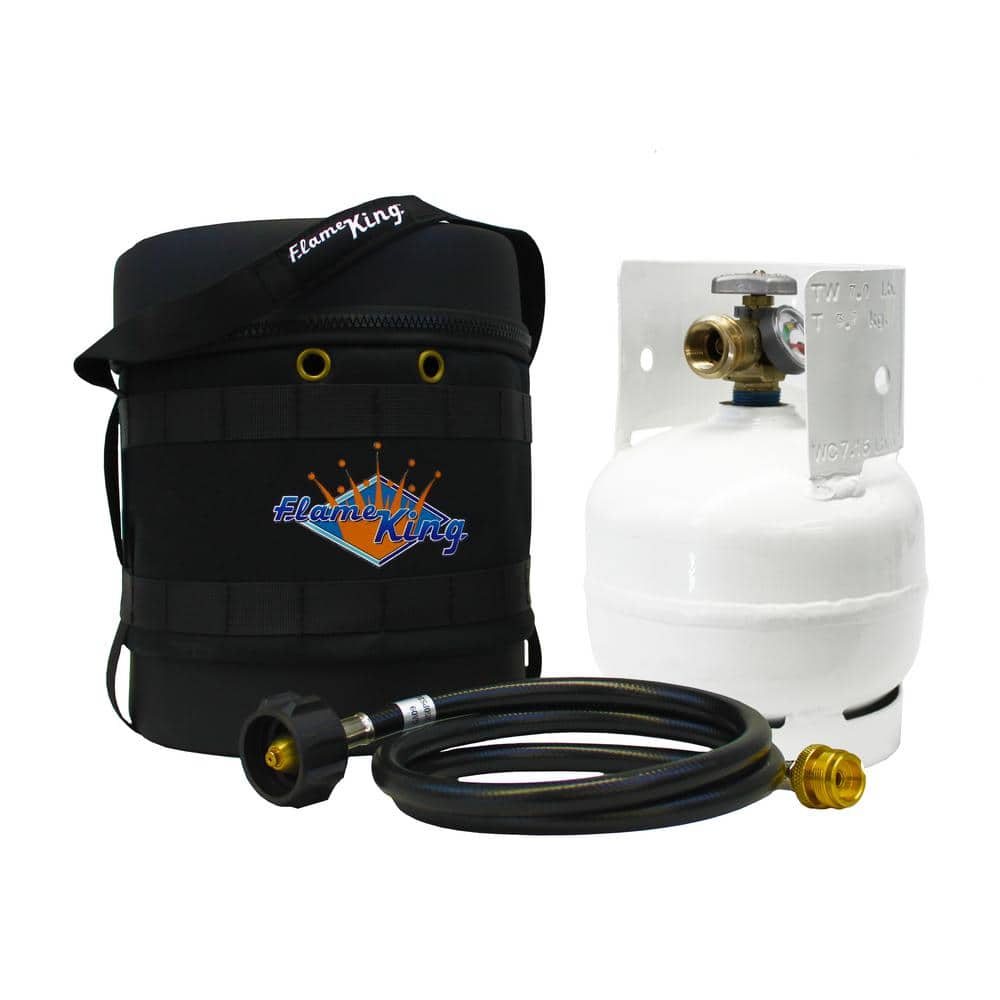 Flame King Gas Hauler Kit-Insulated Protective Carry Case, 3 lb ...