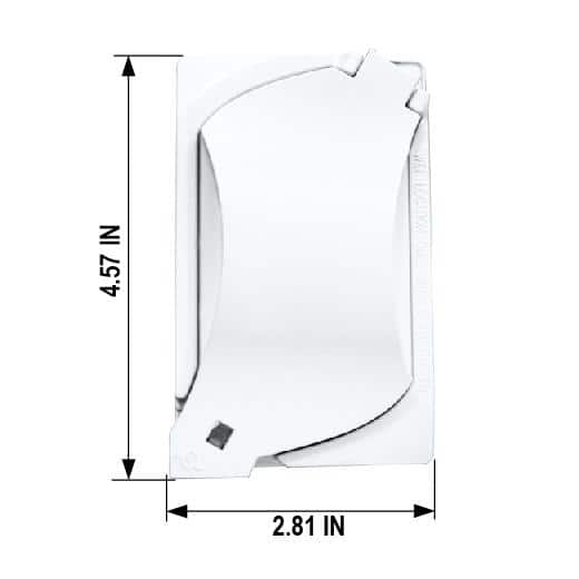 Commercial Electric 1-Gang Metal Weatherproof Universal Electrical ...