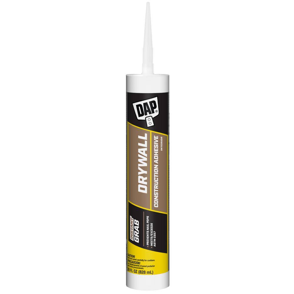 DAP Drywall 28 oz. White Construction Adhesive (12-Pack) 7079827518 ...