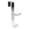 interDesign Zia Over-the-Door Double Hook in Clear 02910 - The Home Depot