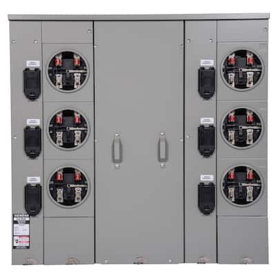 Siemens Uni-PAK 2-Gang 200 Amp Ringless Style Multi-Family Metering ...