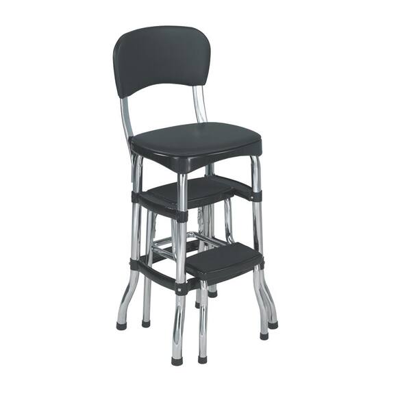 Cosco 2-Step 3 ft. Steel Retro Step Stool with 225 lb. Load Capacity in ...
