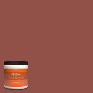 BEHR MARQUEE 1 qt. #ICC-72 Cinnabar Semi-Gloss Enamel Exterior Paint ...