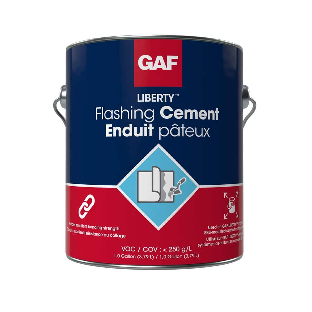 GAF Liberty 1 Gal. Premium Flashing Cement for Asphalt-based Roof ...