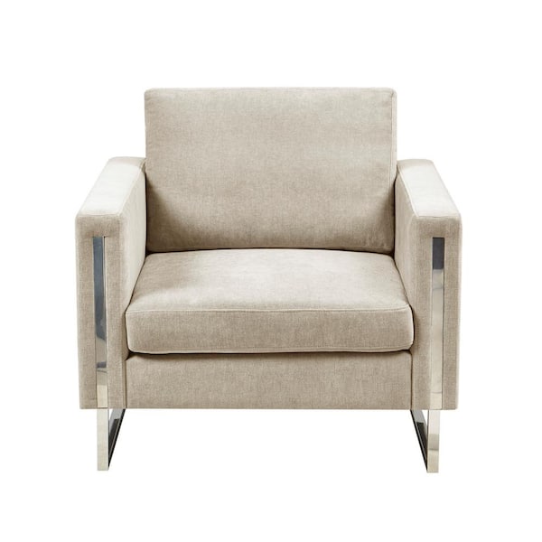 INK+IVY Madden Ivory Arm Chair II100-0486 - The Home Depot