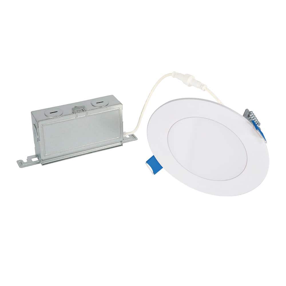 HALO HLBSL 4 in. Can Less Integrated LED, 600 Lumens, 5CCT, White ...