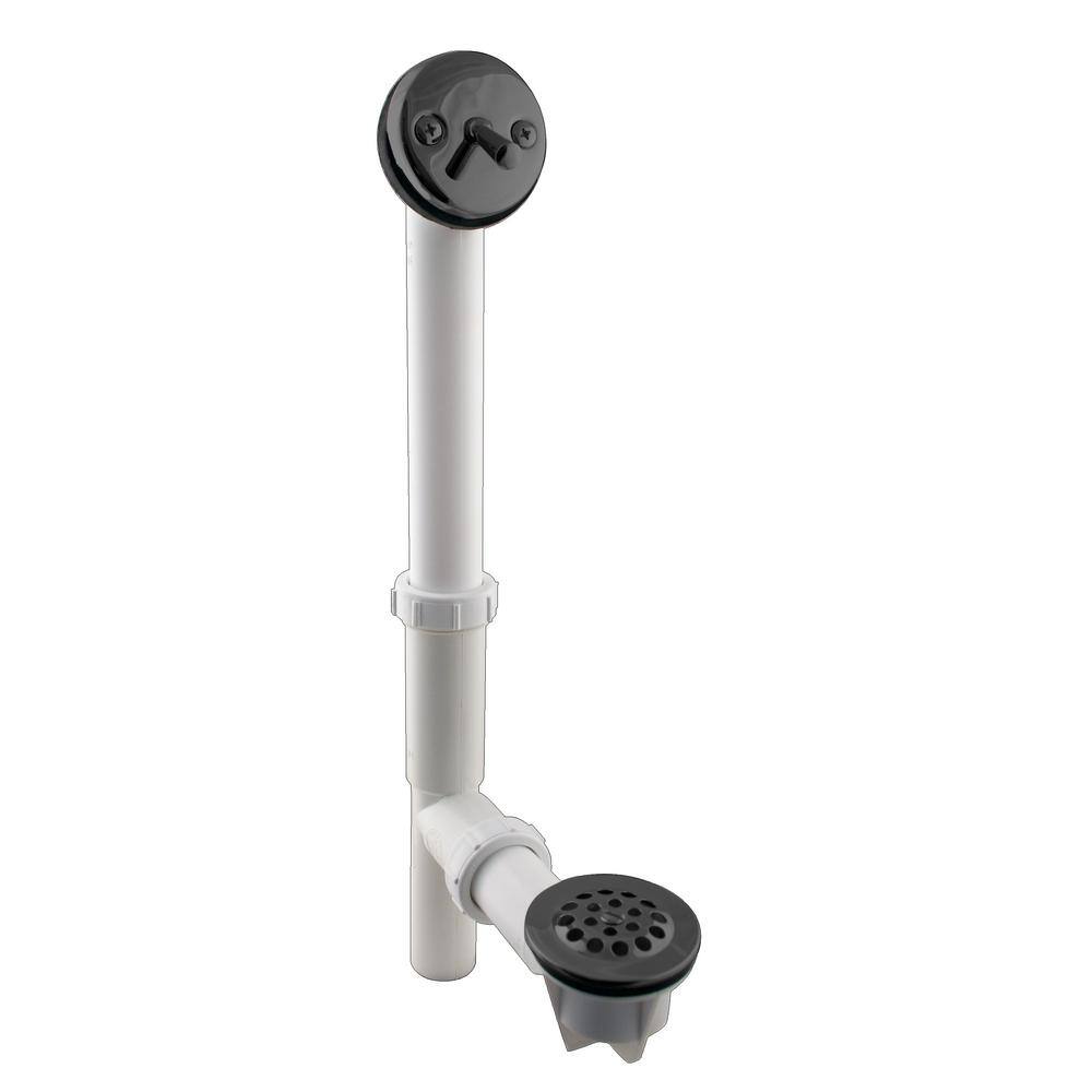 Reviews for Westbrass 14 in. White Poly Tubular Bath Waste & Overflow ...