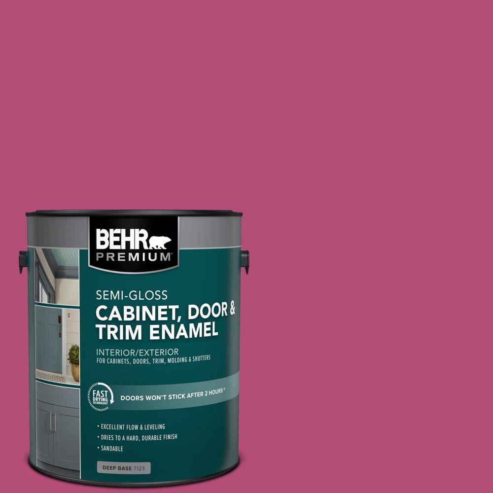 BEHR PREMIUM 1 gal. #P120-6 Diva Glam Semi-Gloss Enamel Interior ...