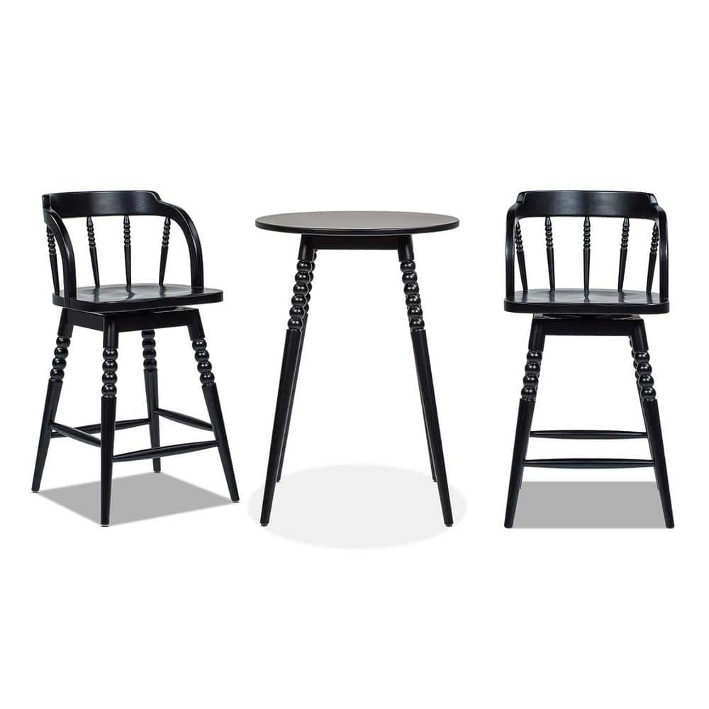 Jennifer Taylor Breda Small Space Counter-Height Round Bistro Dining ...