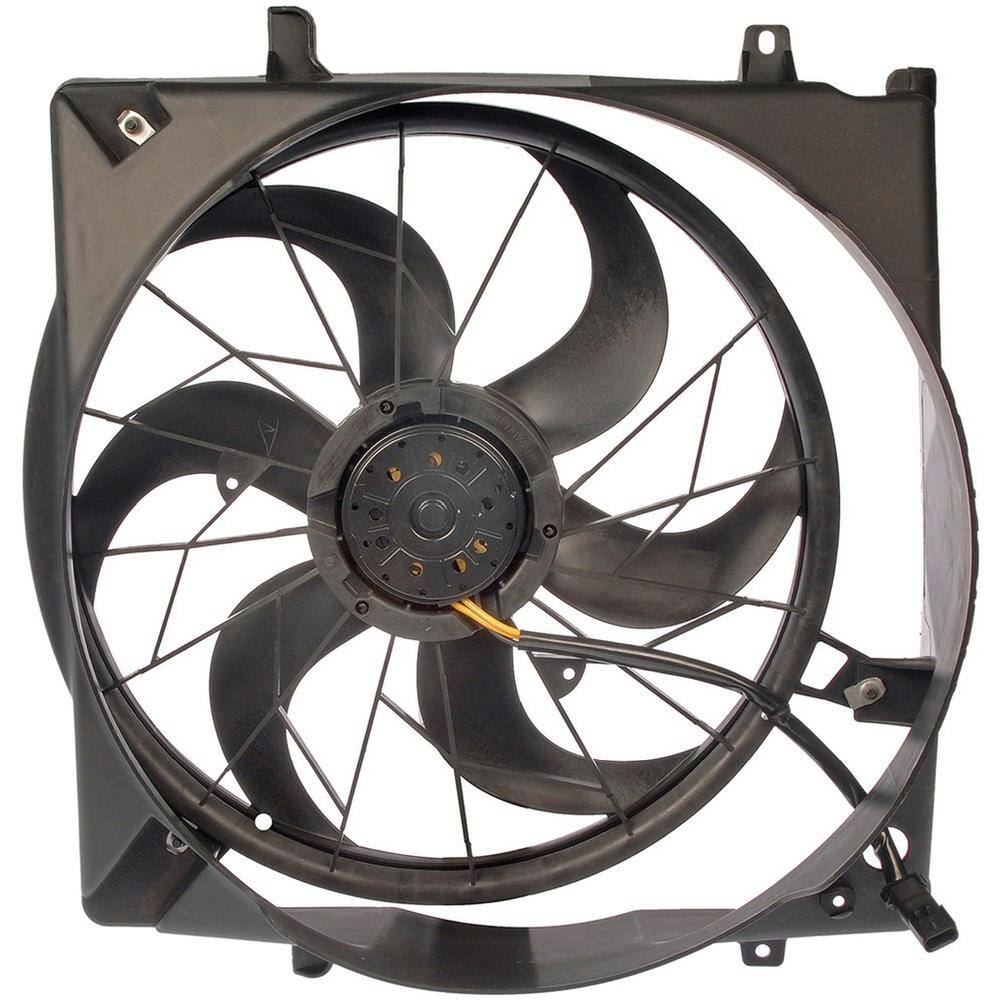 OE Solutions Radiator Fan Assembly Without Controller 2004-2005 Jeep ...
