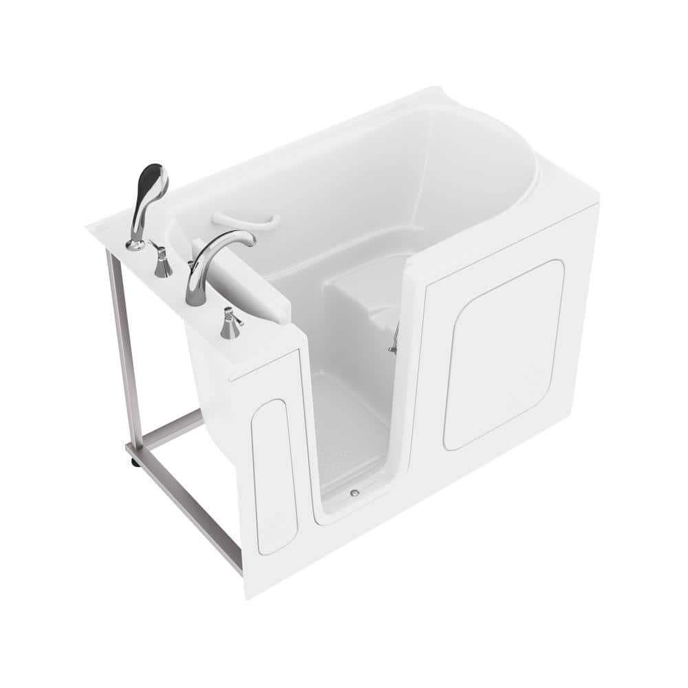Universal Tubs Universal Collection 30 in. L x 54 in. W Left Side Drain ...