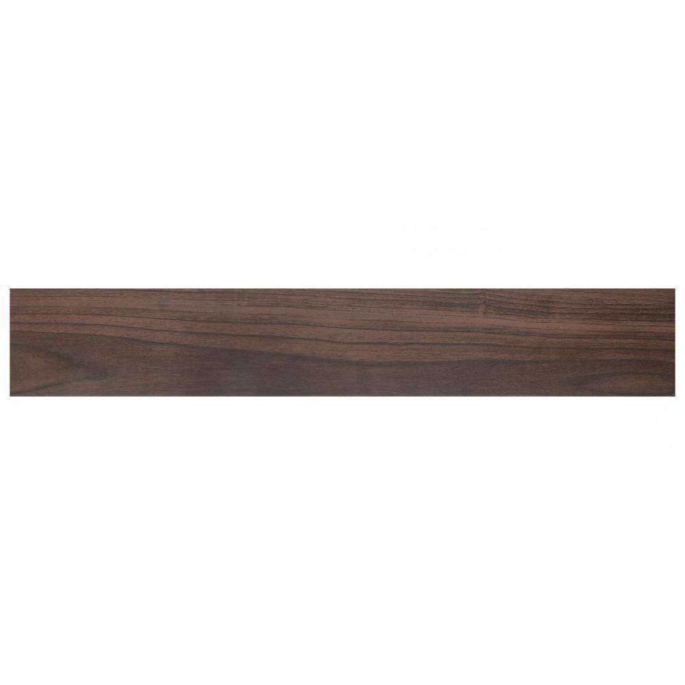 Merola Tile Mt Royale Walnut 6 in. x 35-1/2 in. Porcelain Floor and ...