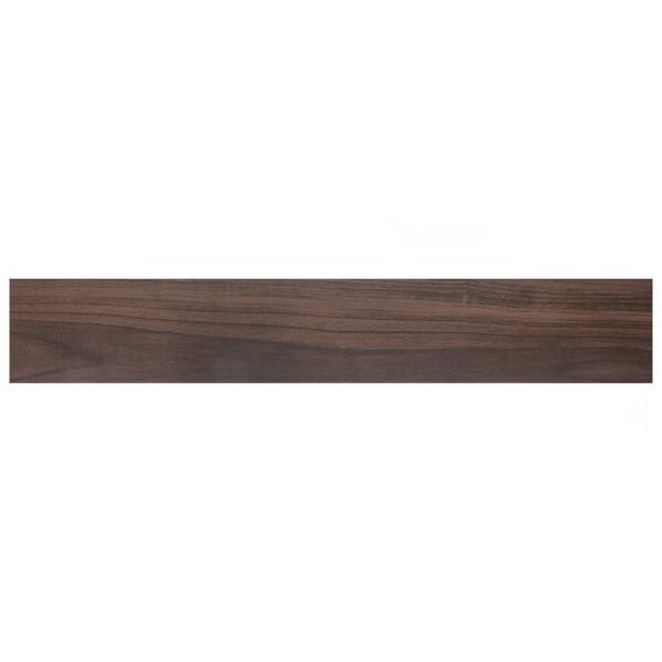 Merola Tile Mt Royale Walnut 6 in. x 35-1/2 in. Porcelain Floor and ...