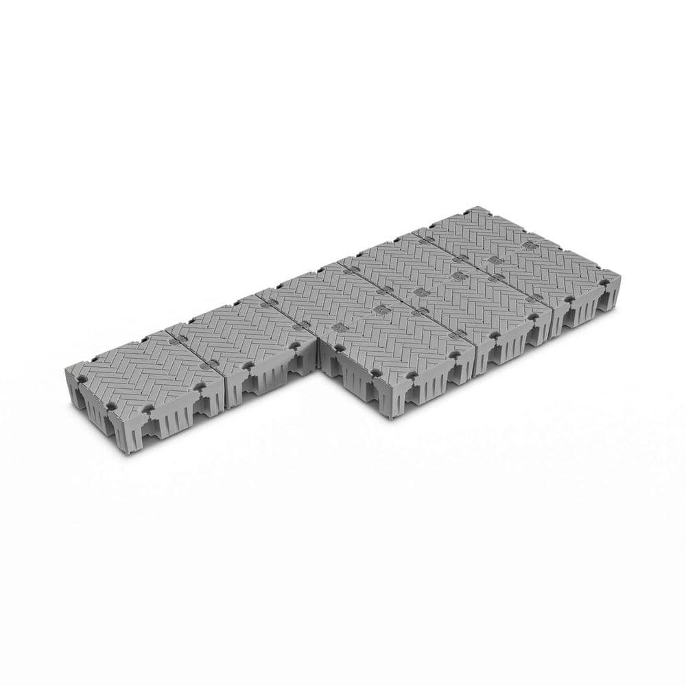 Tommy Docks Flexx 20 ft. P-Shaped Floating Dock Package, Modular ...