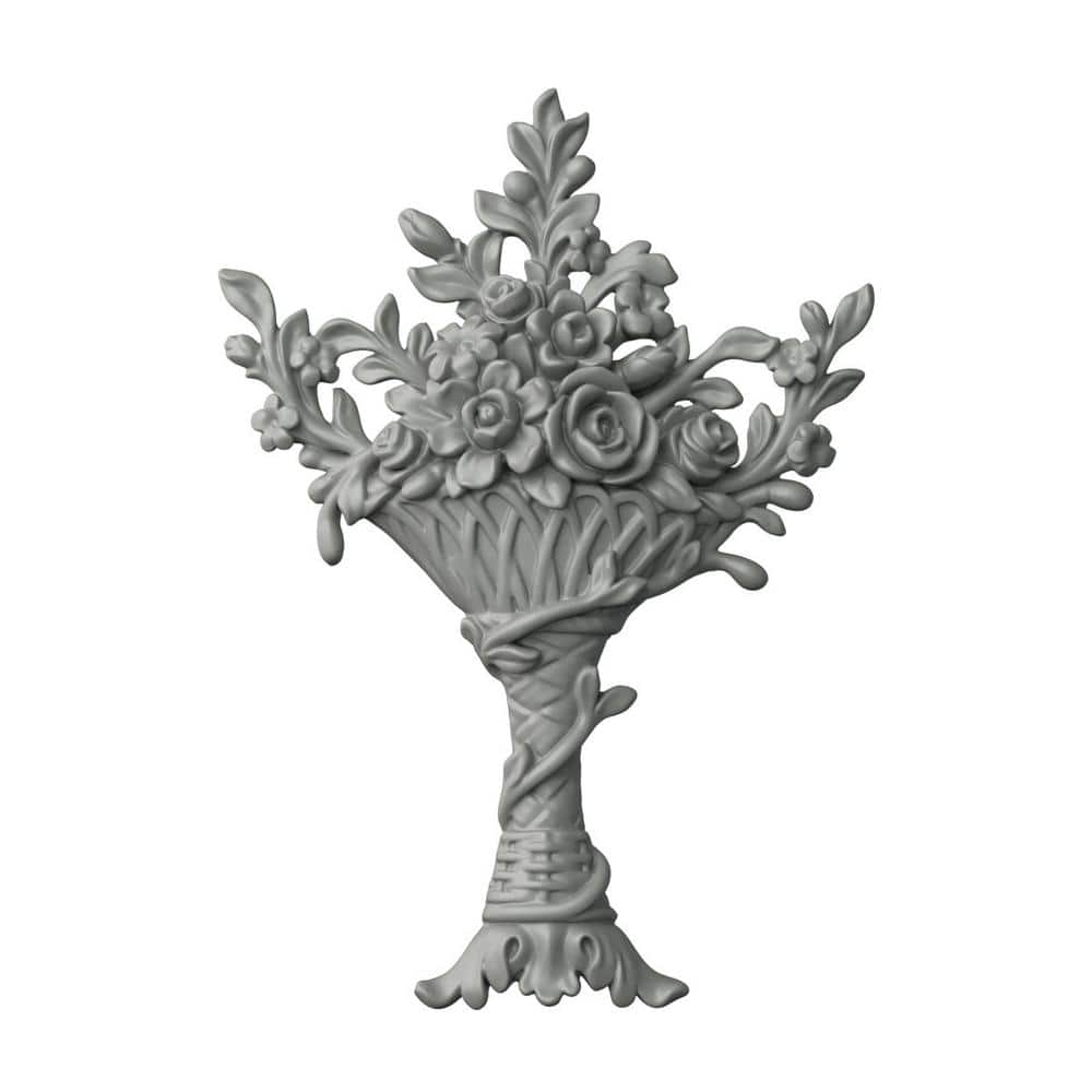 Ekena Millwork 1.38 in. x 8.875 in. x 11 in. Polyurethane Applique ...