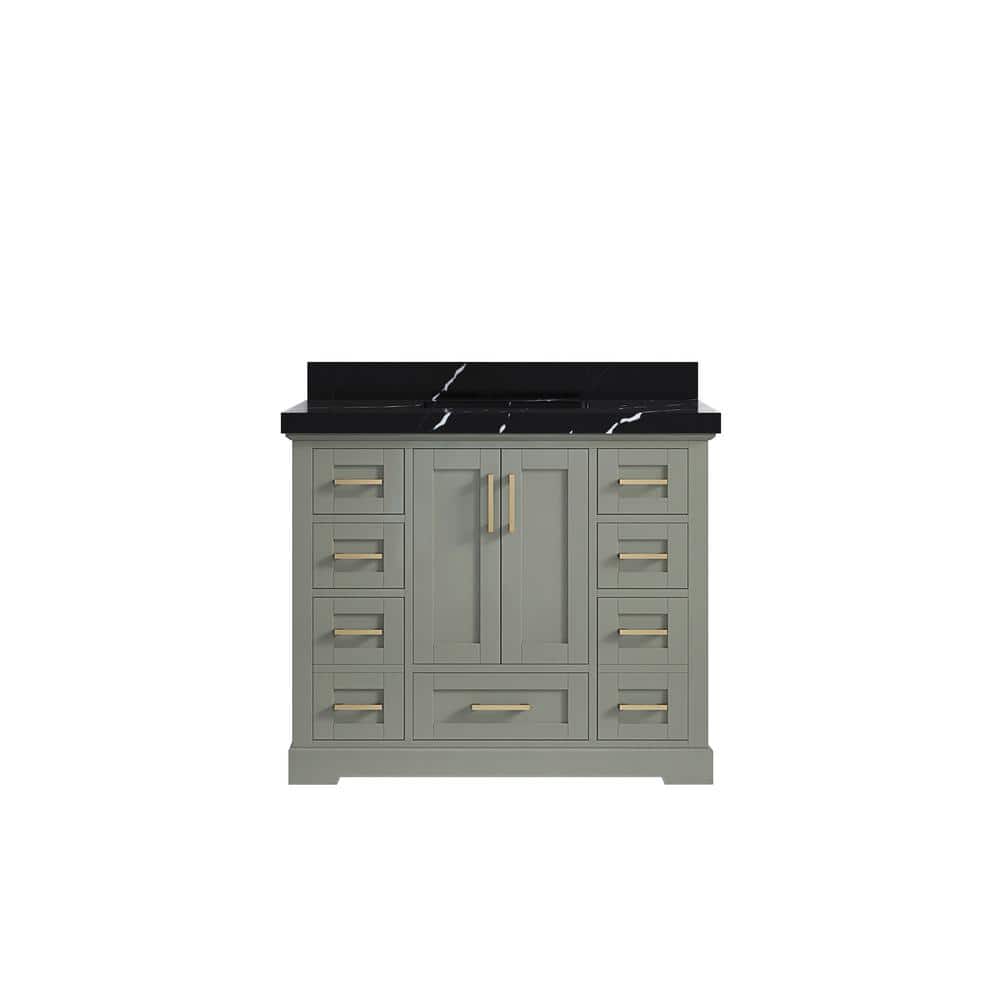 Willow Collections Boston 42 in. W x 22 in. D x 36 in. H Single Sink ...