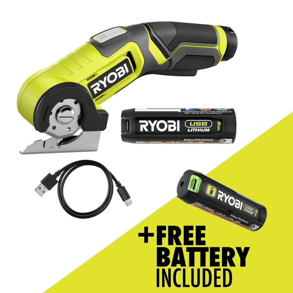 Reviews for RYOBI USB Lithium Power Cutter Kit with FREE USB Lithium 2. ...