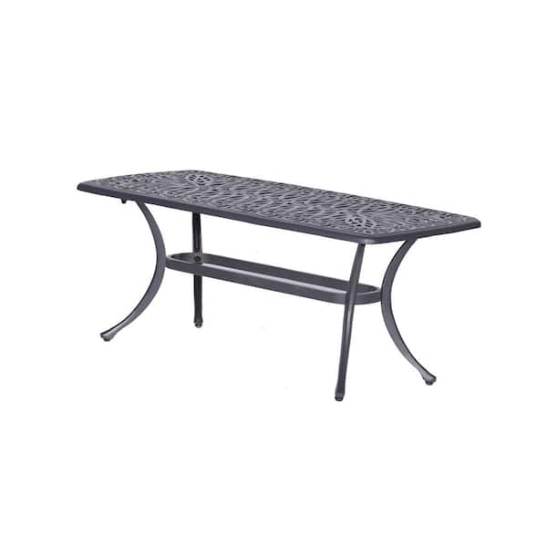 GC GATHERCRAFT Geneva Cast Aluminum Outdoor Coffee Table BFGF - The ...