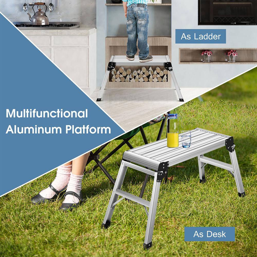 Buy 1-Step Heavy-Duty Aluminum Folding Step Stool, 330 lbs Online at ...