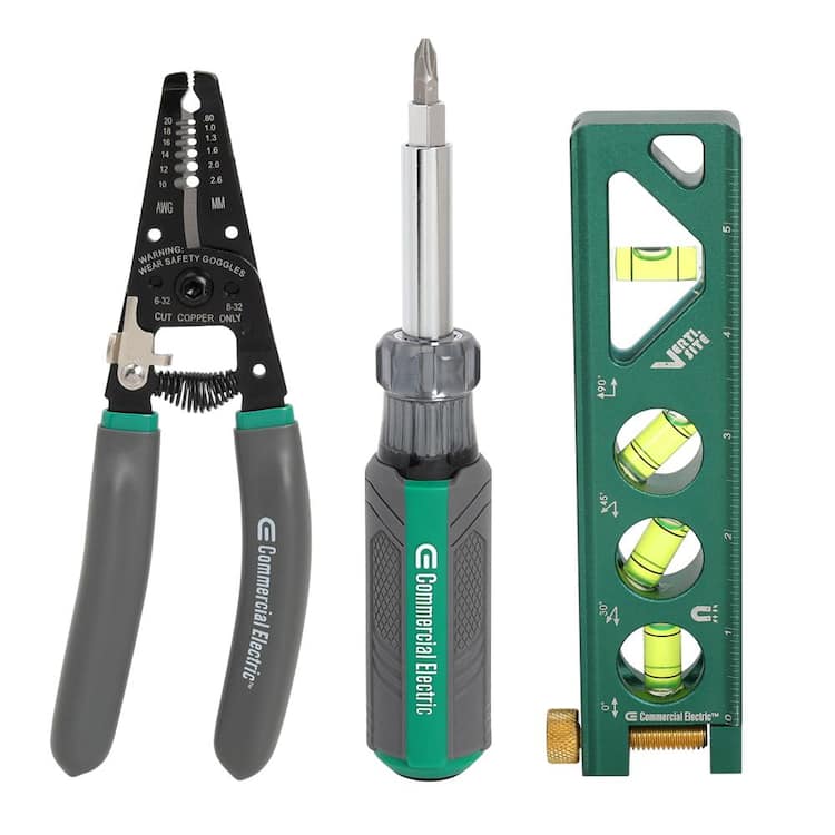 Commercial Electric Electrician's Tool Set (3-Piece) – Home Depot ...
