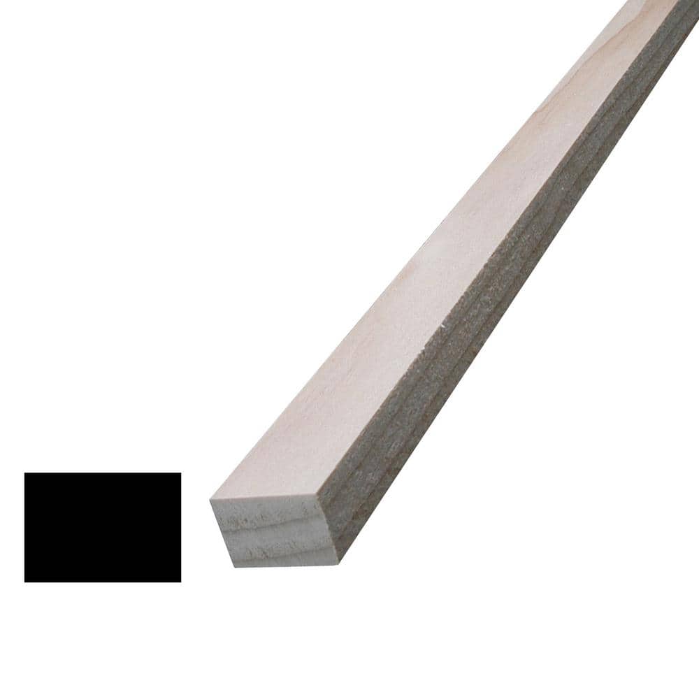 Alexandria Moulding 1/2 in. D x 3/4 in. W x 96 in. L Hemlock Wood ...