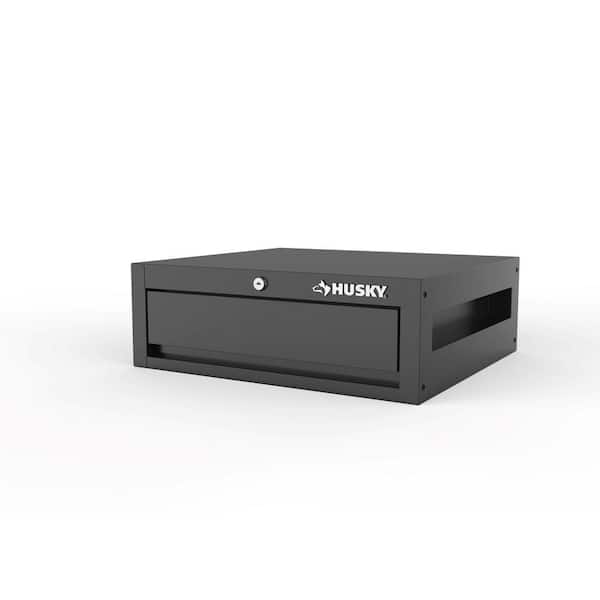 Husky Modular 20 in. 1-Drawer Black Top Tool Chest H20BOX1BLK - The ...