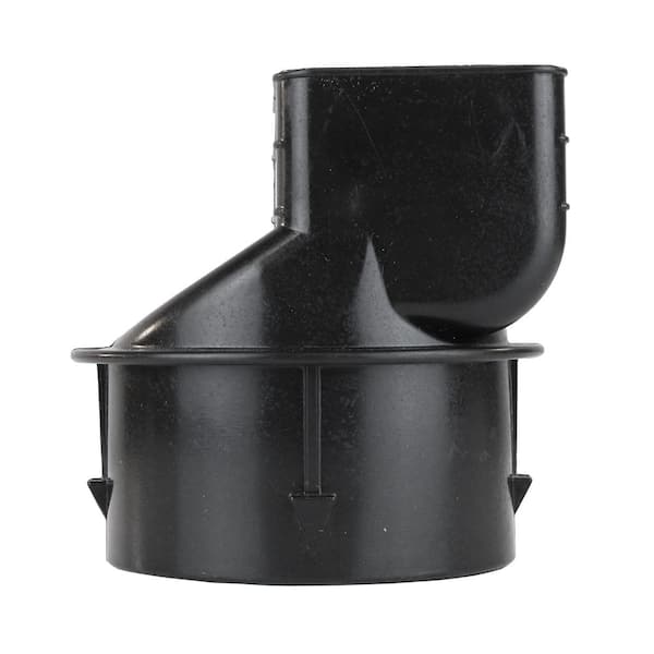 Advanced Drainage Systems 4 in. Singlewall x 3 in. x 2 in. Downspout ...