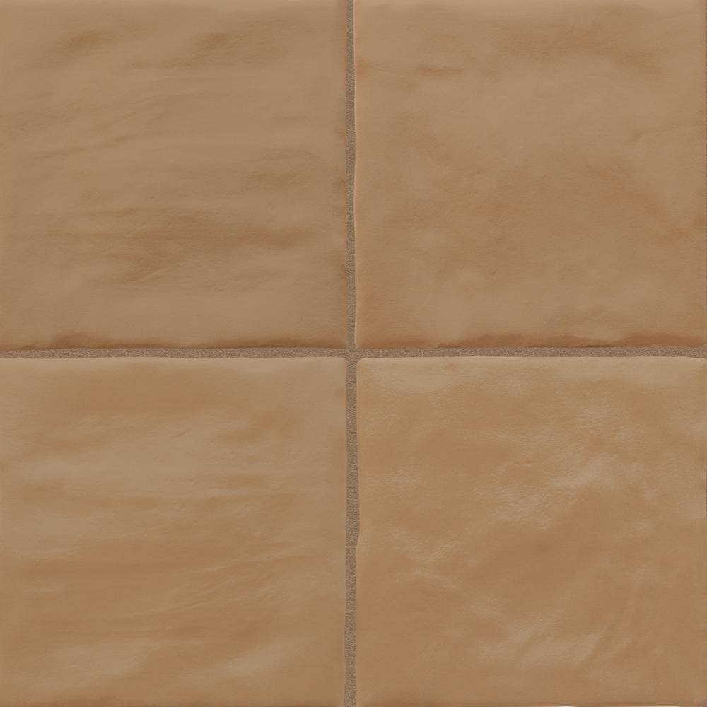 Ivy Hill Tile Amagansett Terracotta 3.93 in. x 3.93 in. Mixed Finish ...