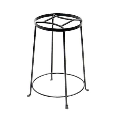 ACHLA DESIGNS 16 in. Tall Roman Bronze Powder Coat Metal Medium Round ...