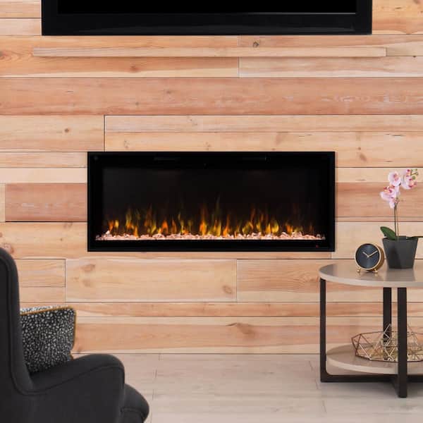 Modern Ember Aerus 42 in. Wall-Mounted Smart Electric Fireplace Heater ...