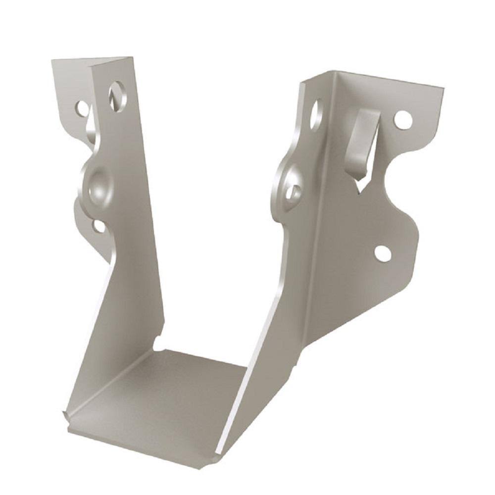 MiTek 2 in. x 4 in. G185 Slant Nail Face Mount Joist Hanger JUS24-TZ ...