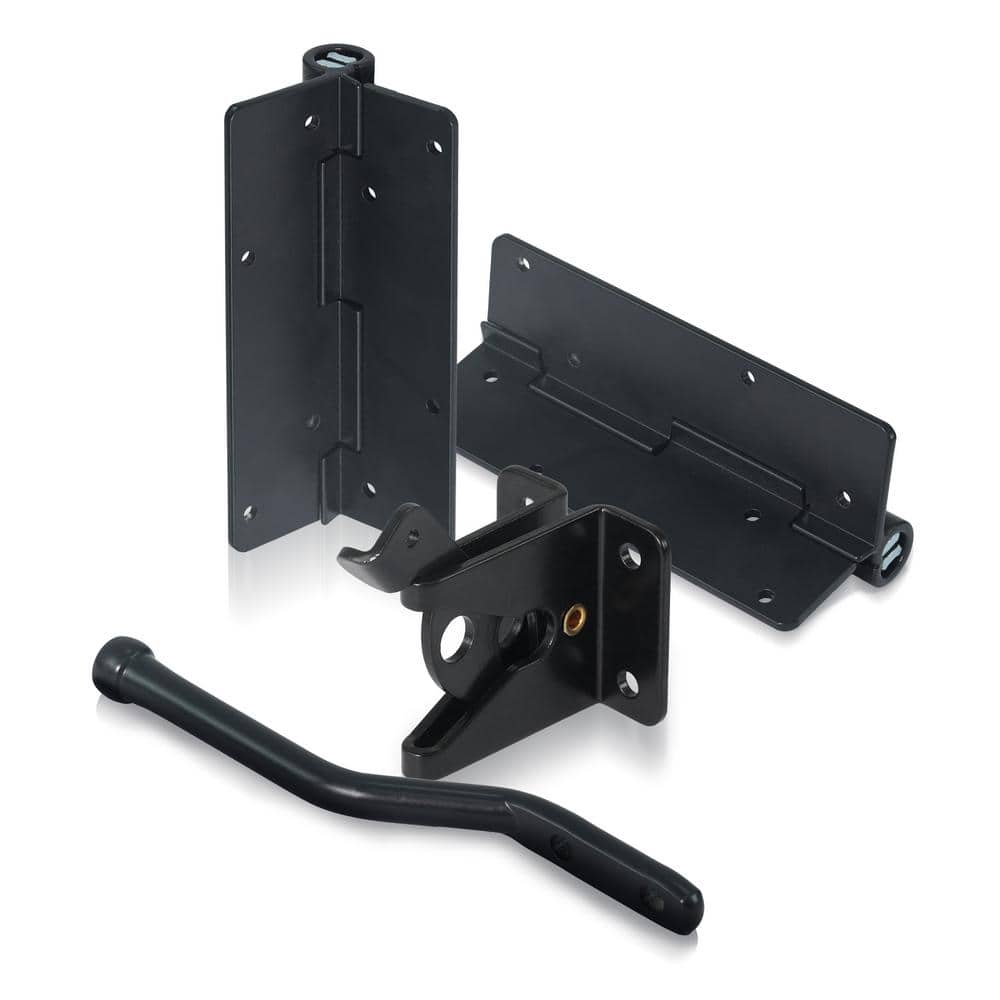 Fencer Wire Heavy Duty Metal Fence Gate Lock and Latch Hardware Kit ...