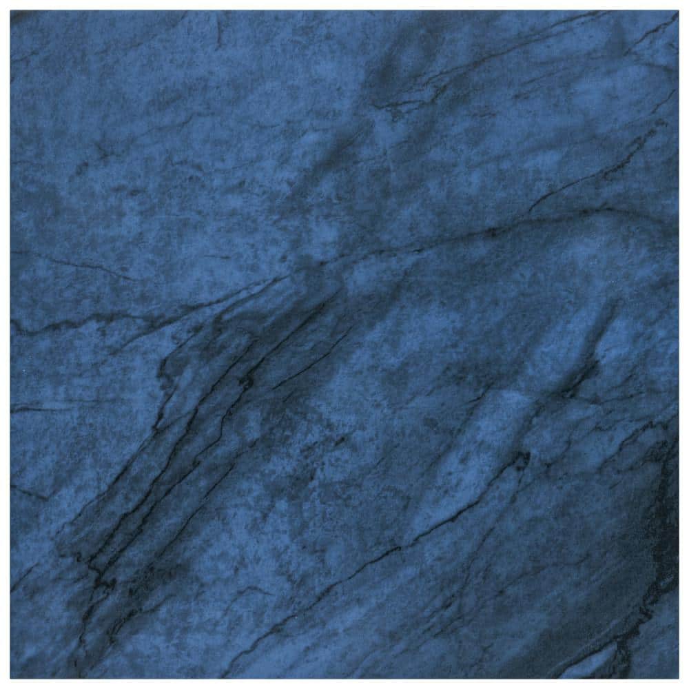 Merola Tile Renaissance Indigo 7-7/8 in. x 7-7/8 in. Porcelain Floor ...