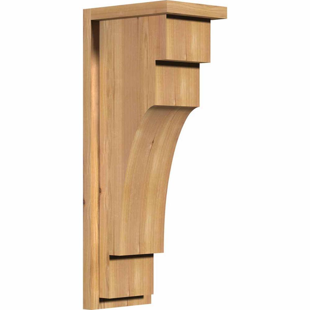 Ekena Millwork 7-1/2 in. x 10 in. x 26 in. Mediterranean Smooth Western ...