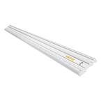 POWERTEC 50 in. Anodized Aluminum Straight Edge Ruler, Metal Machined ...