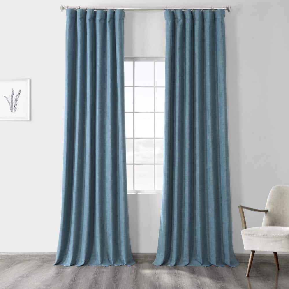 Exclusive Fabrics & Furnishings Ovation Blue Curtains Blackout Curtains ...