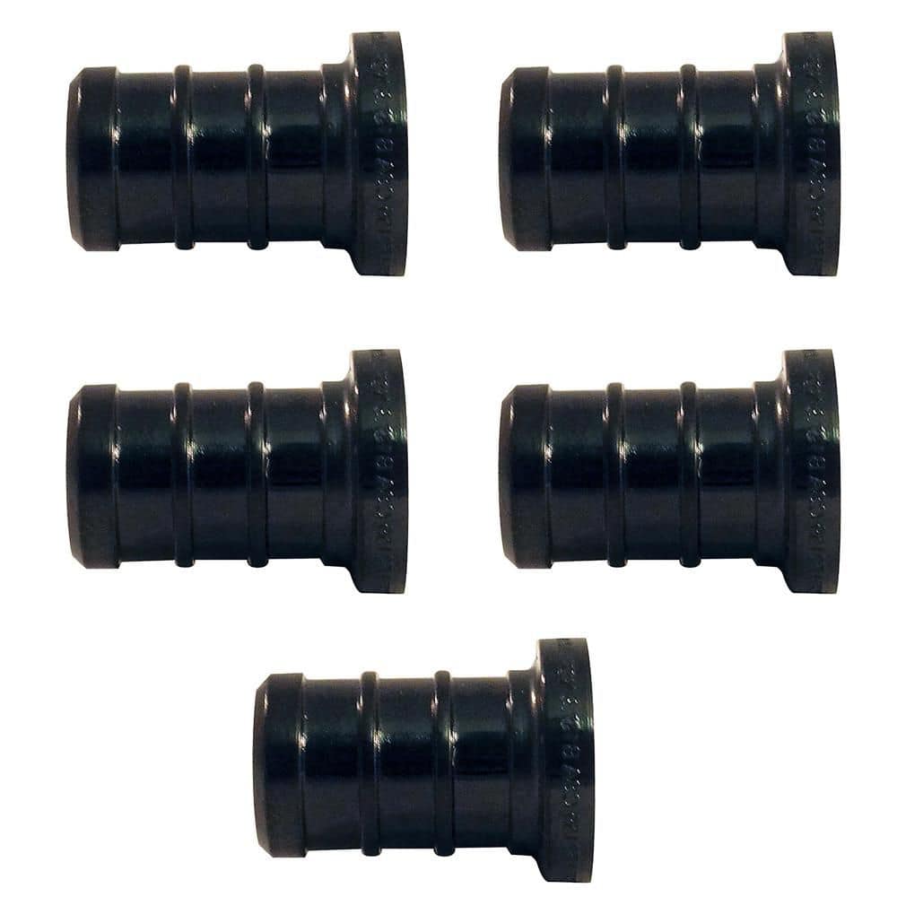 Apollo 1/2 in. Plastic PEX-B Barb Plug (5-Pack) PXPAP125PK - The Home Depot
