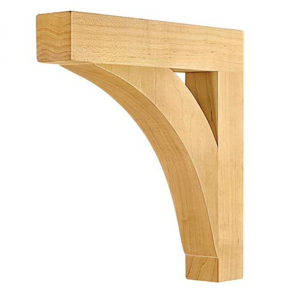 HOUSE OF FARA 1-1/2 in. x 9 in. x 9 in. Hardwood Wood Decorative ...