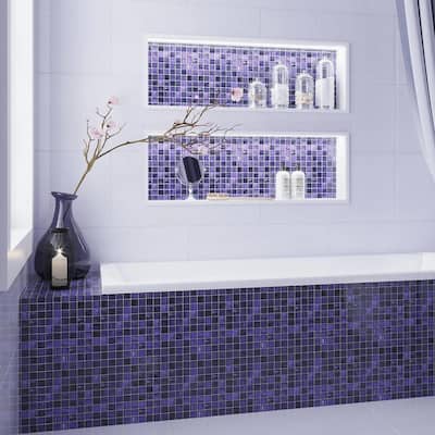 Purple - Tile - Flooring - The Home Depot