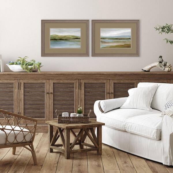 Paragon Robinson 2 Piece Framed Canvas Transfer Coastal Art Print 21 in ...