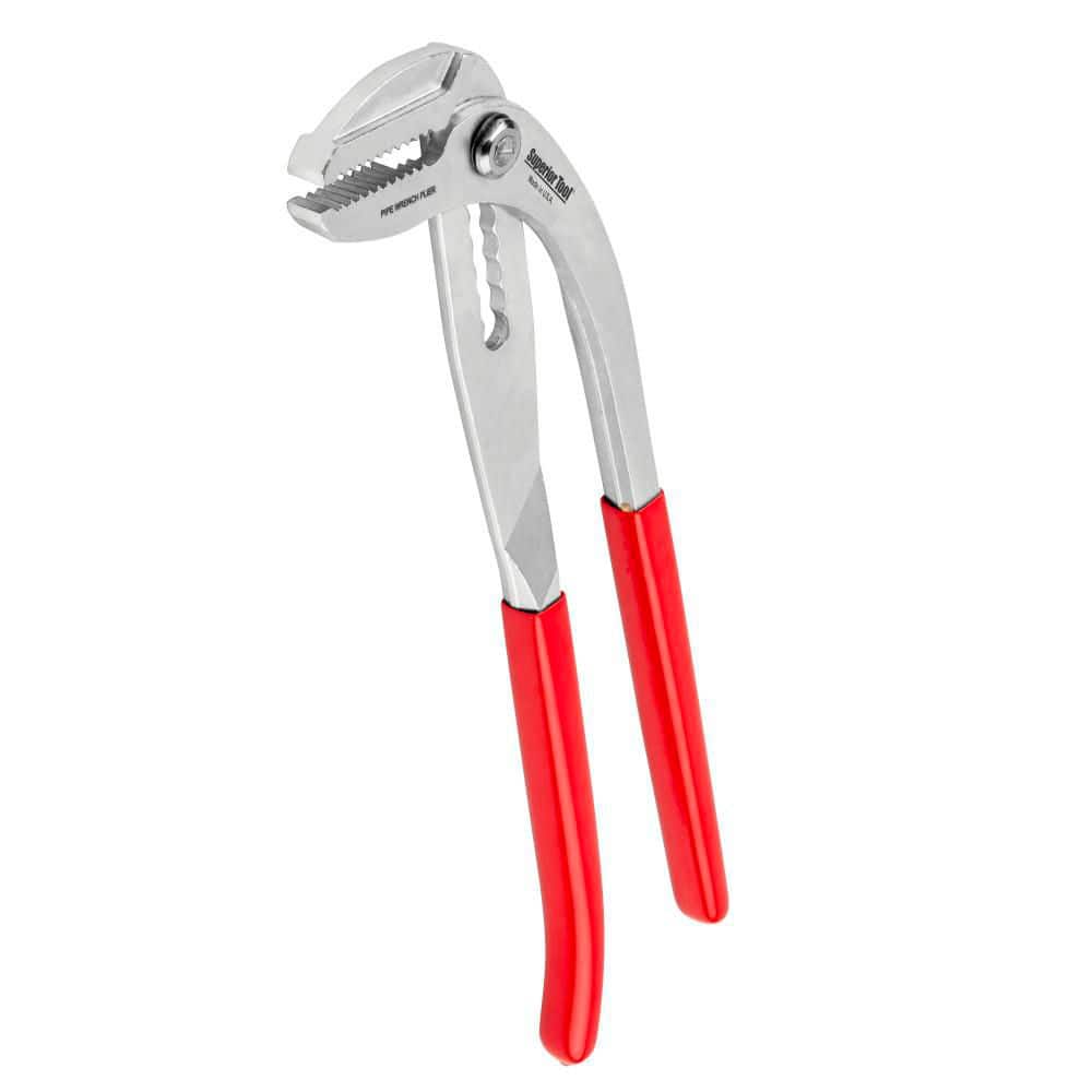 Superior Tool 12-3/4 in. Soft-Grip Slip Joint Pliers Pipe Wrench 61120 ...