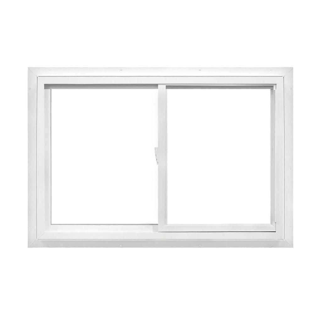 American Craftsman 72 in. x 47 in. 50 Series Low-E Argon Glass Sliding ...