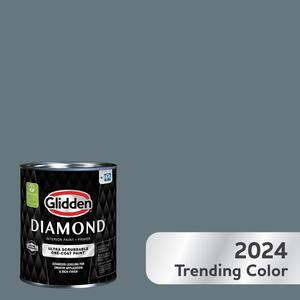 Glidden Premium 1 gal. #PPG1037-5 Night Rendezvous Satin Interior Latex ...