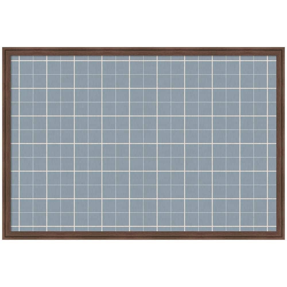 Kate and Laurel Florence 38 in. x 26 in. Brown Plastic Framed Light ...