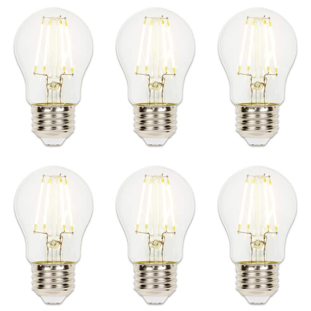 Westinghouse 40-Watt Equivalent A15 Dimmable Clear E26 Edison Filament ...