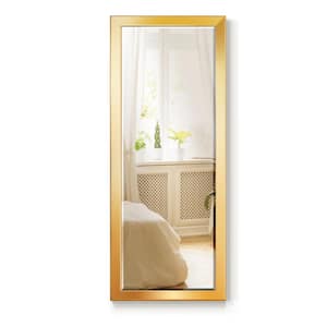 Wexford Home 25 in. W x 61 in. H Framed Rectangle Beveled Edge Wood ...