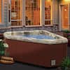 American Spas 2-Person 28-Jet Premium Acrylic Triangle Spa Hot Tub with ...
